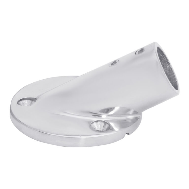 316 SS Cast Round Rail Base – White Water Marine Hardware