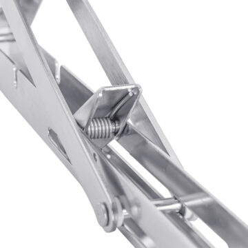 Stainless Steel Folding Swim Platform Bracket – White Water Marine Hardware