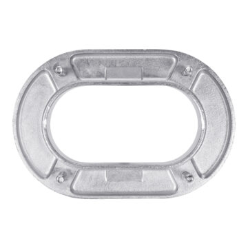 316 SS Cast Oval Hawse Pipe with Hidden Fasteners – White Water Marine ...