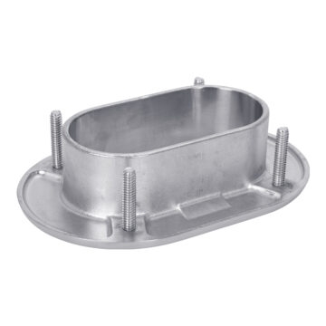 316 SS Cast Oval Hawse Pipe with Hidden Fasteners – White Water Marine ...