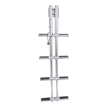Telescopic Ladder White Water 3-Step Telescoping Boat Ladder - 304 ...